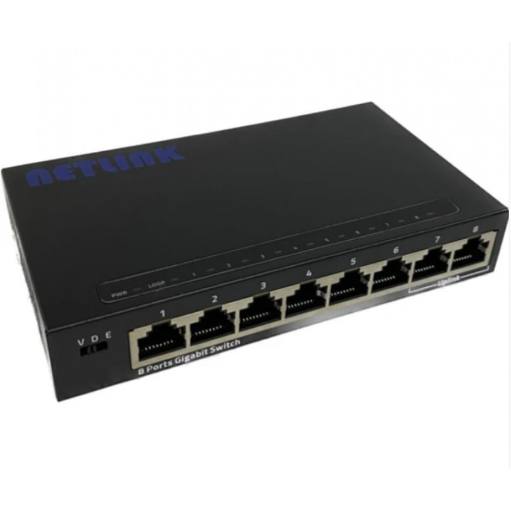 Netlink NTL8GSW 8 Port 10/100/1000 Ethernet Switch